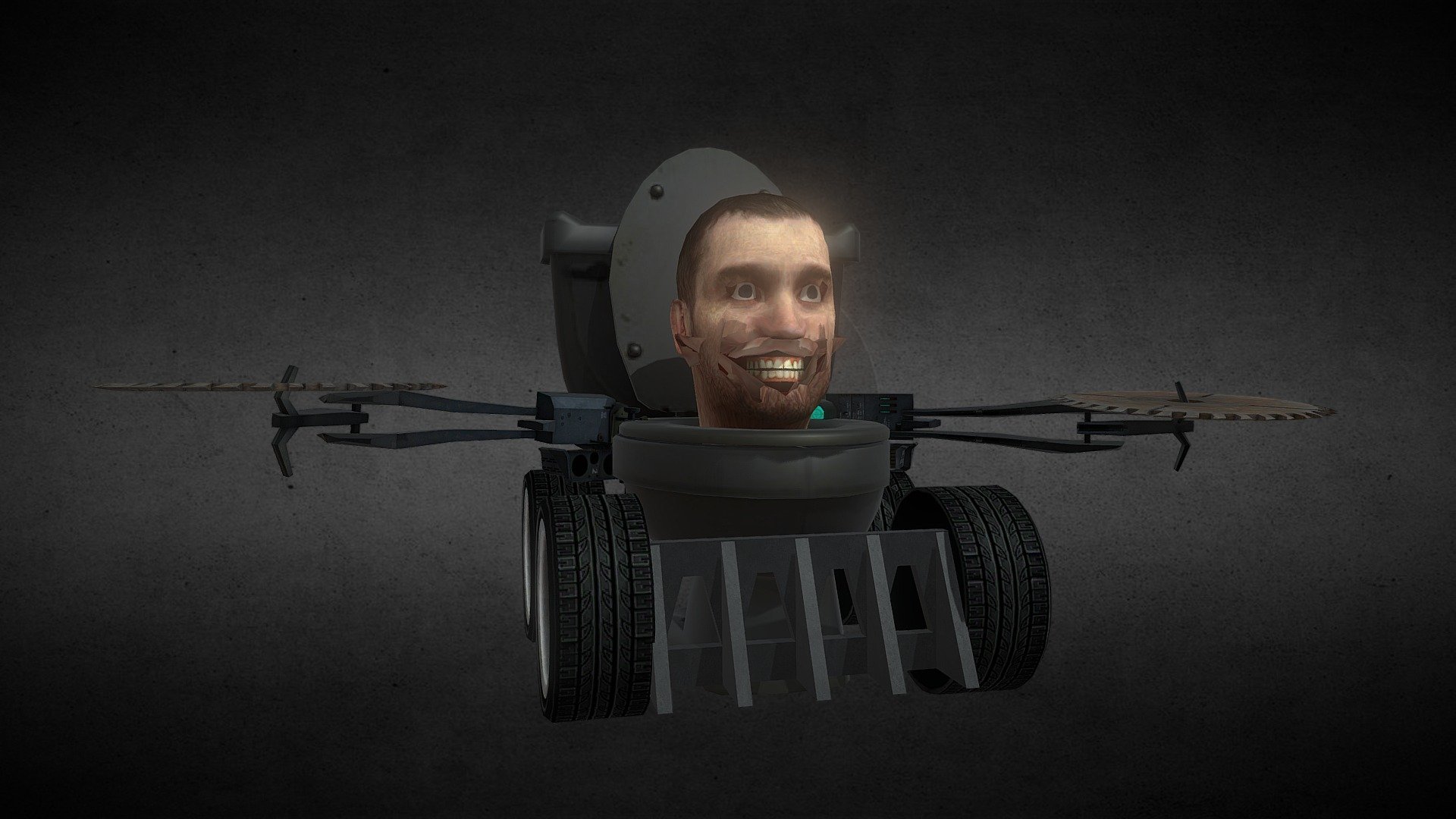 Buzzsaw Wheeler Skibidi Toilet - Download Free 3D model by Elite Big ...