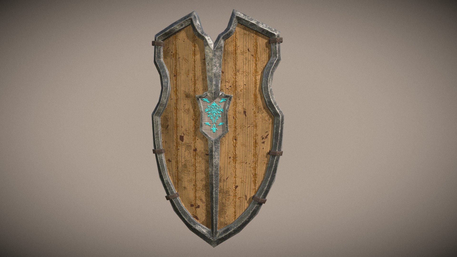Weapons - Shield - Game Ready - Low Poly - 3D model by Henry ...