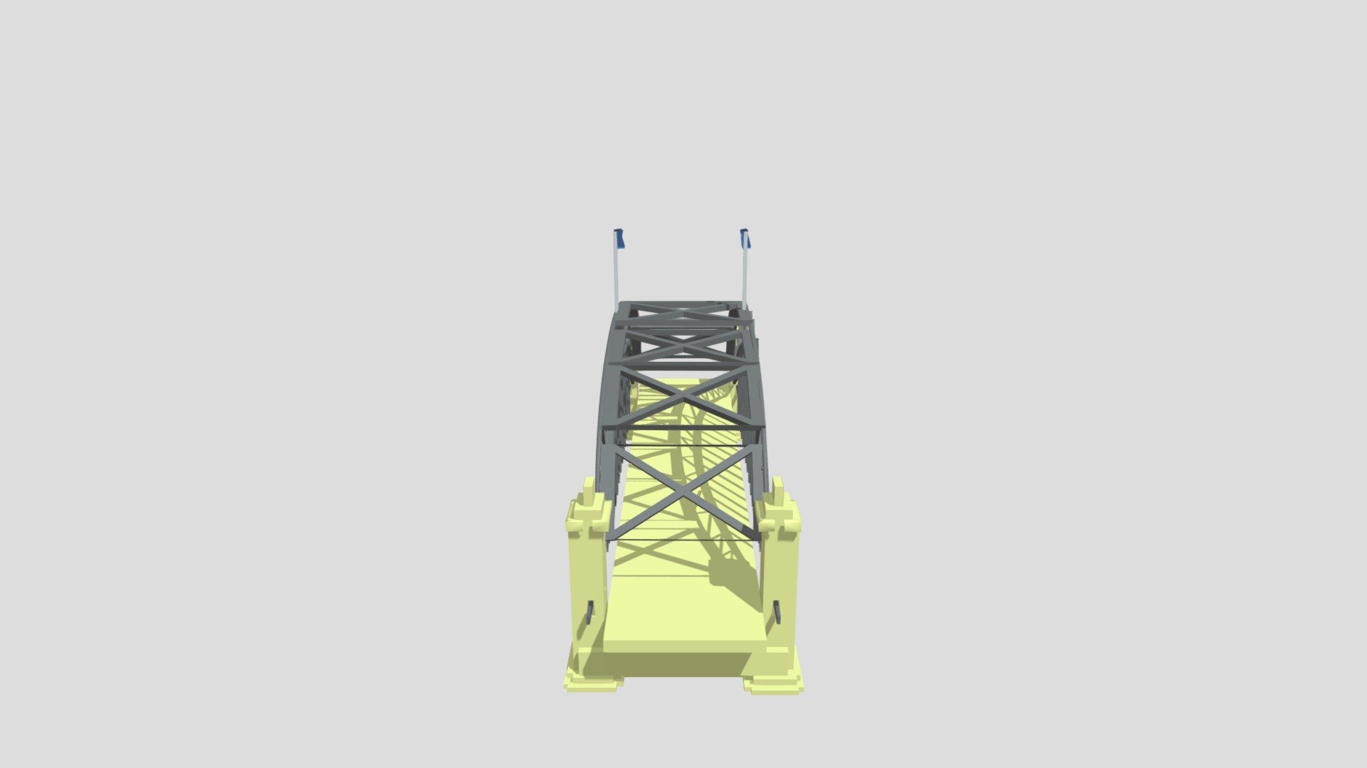 Harbor Bridge - 3D model by Devaraaj_Rajasekaran [b26c7e6] - Sketchfab