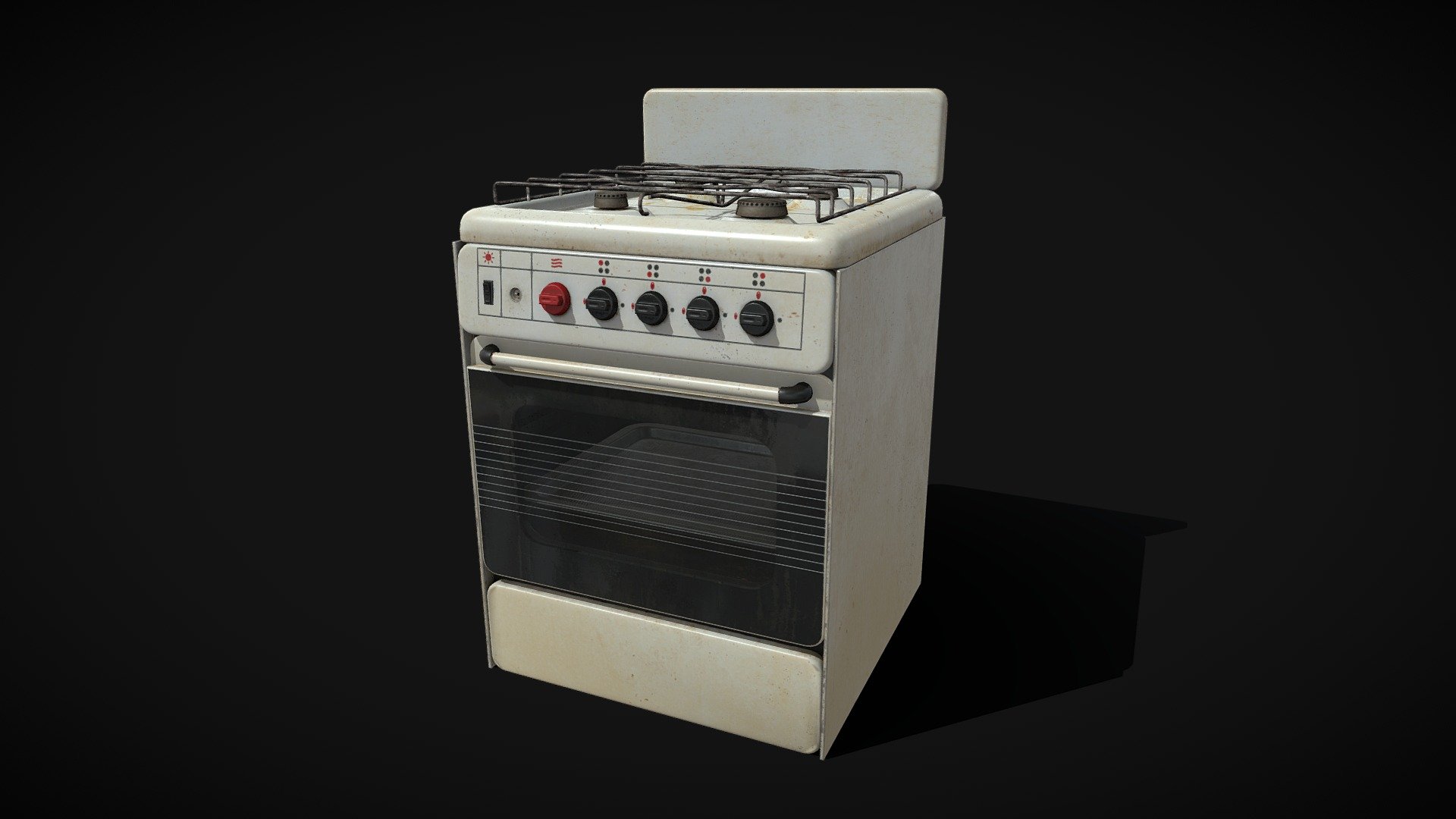 Gas Stove - 3D model by grecay [b2739df] - Sketchfab