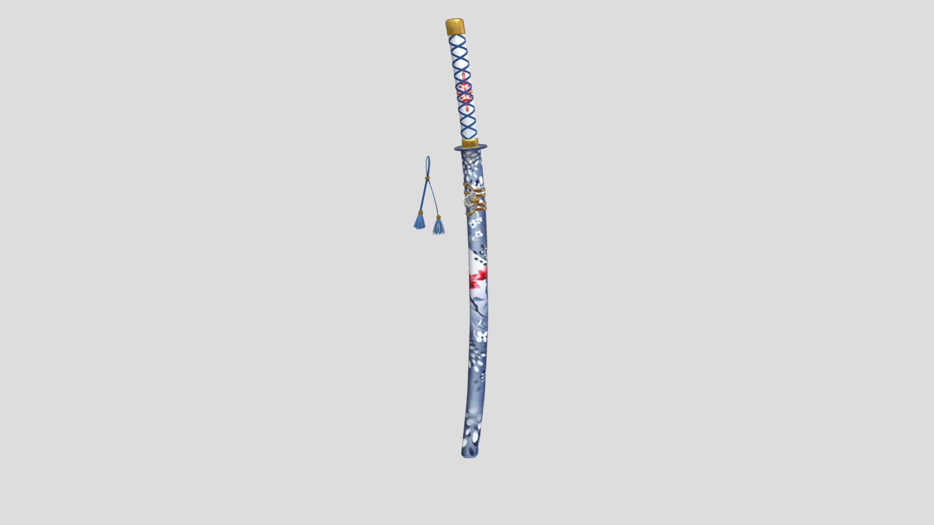 Katana (rigged) - Download Free 3D model by Aidea [b278450] - Sketchfab