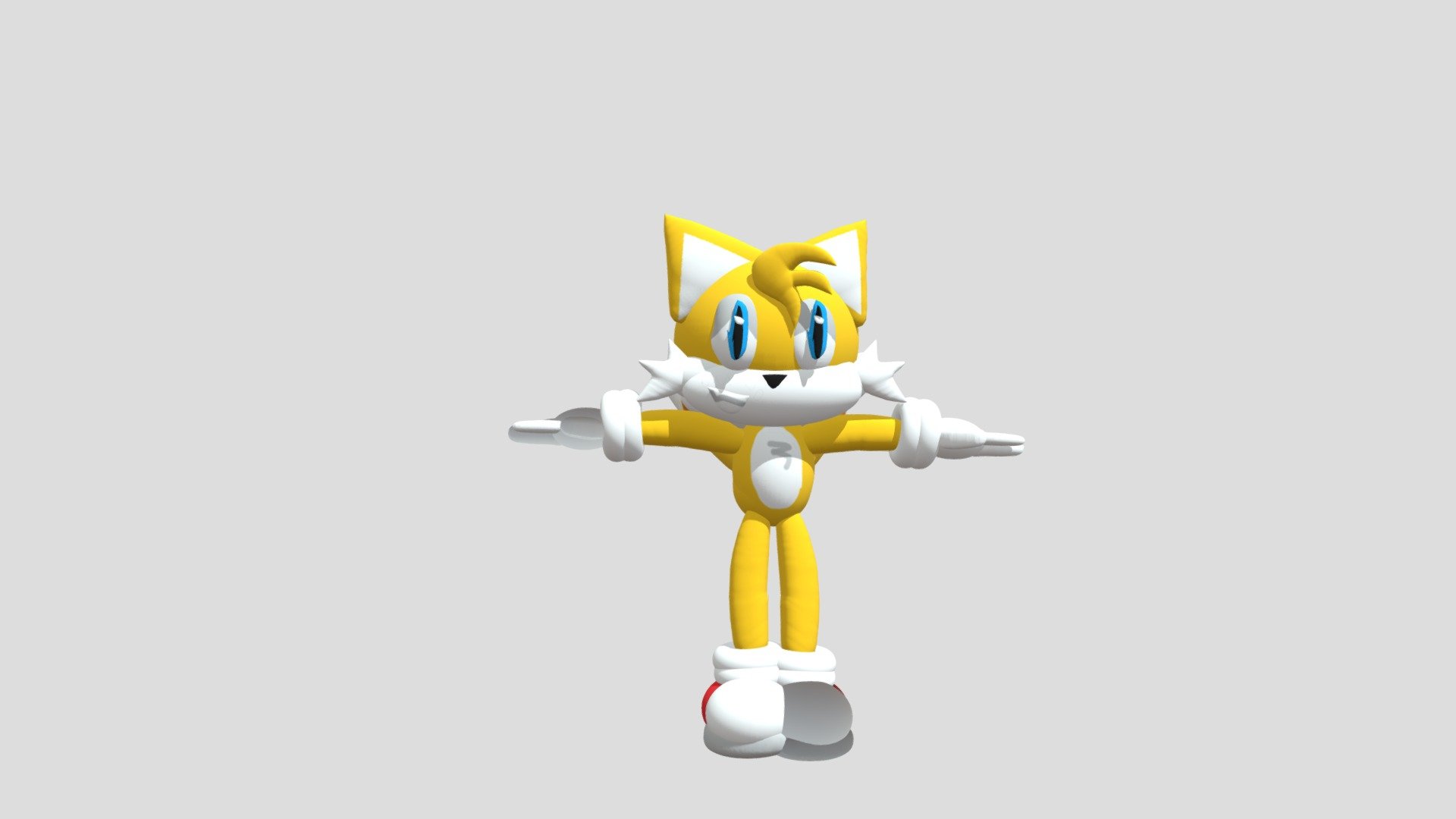 Tails - Download Free 3D model by tailsfox742 [b2799e6] - Sketchfab