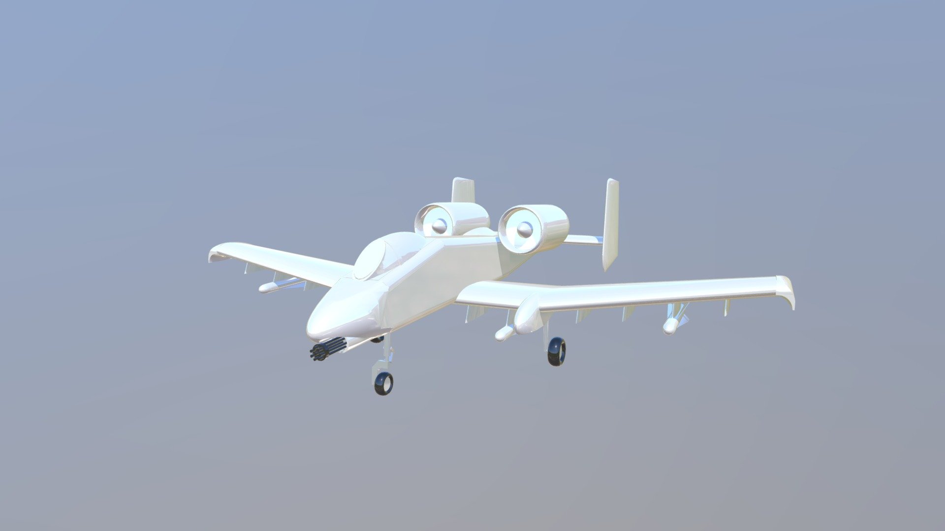A-10 Thunderbolt - Download Free 3D model by Warfare (@warfare34 ...