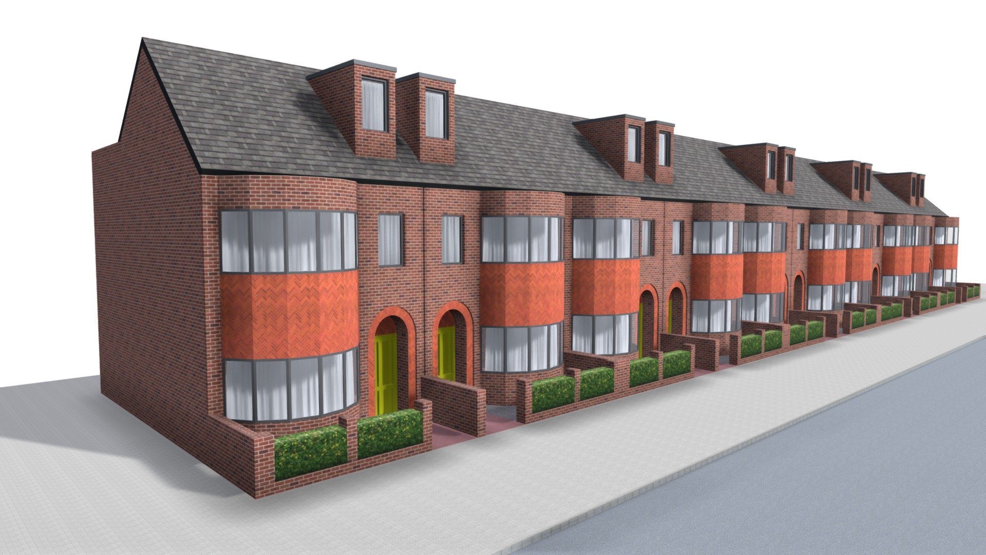 high density building line - 3D model by Capita Place (@capitaplace ...