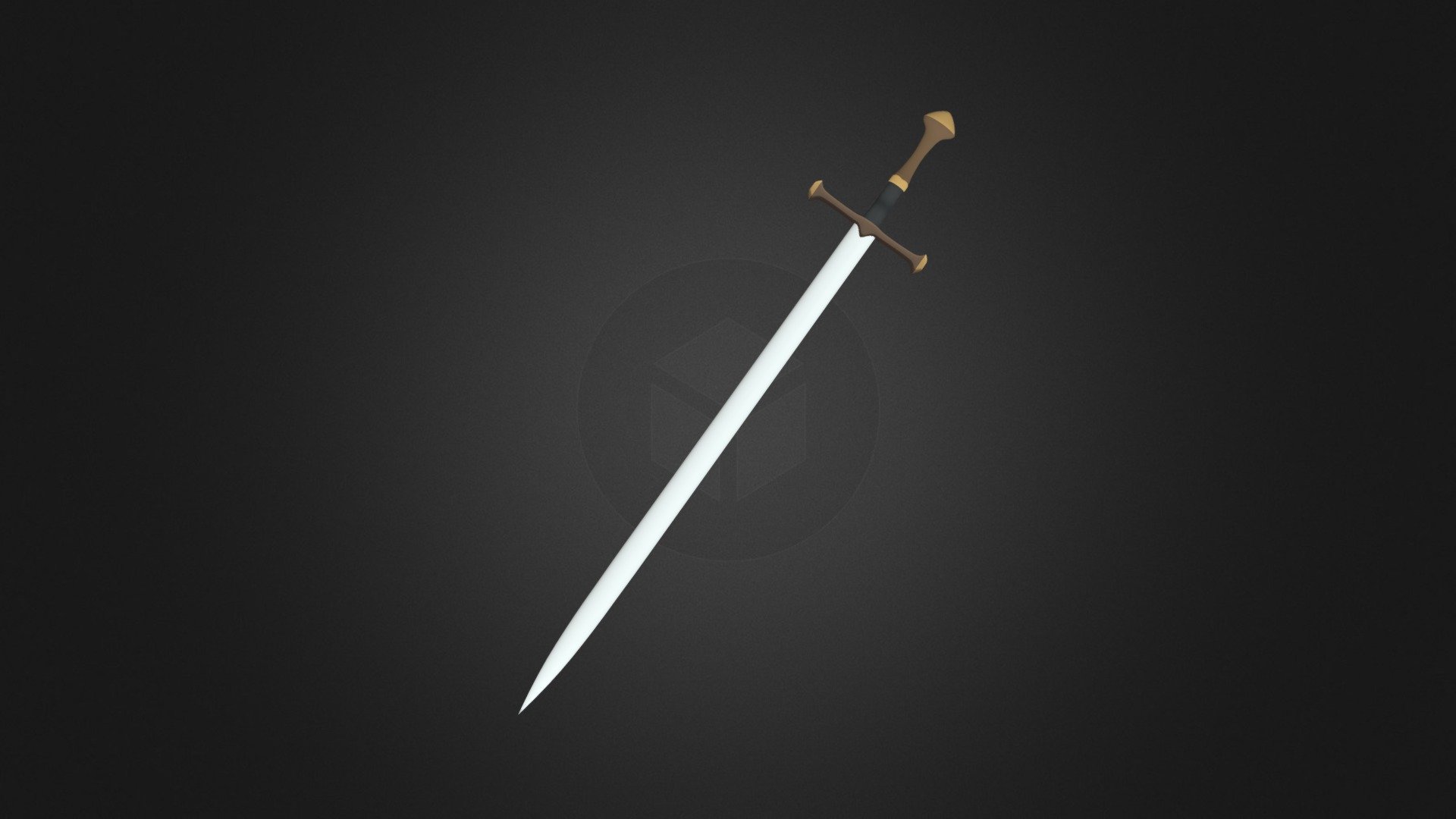 Lowpoly sword 3d model - Download Free 3D model by Mohsin Raza ...