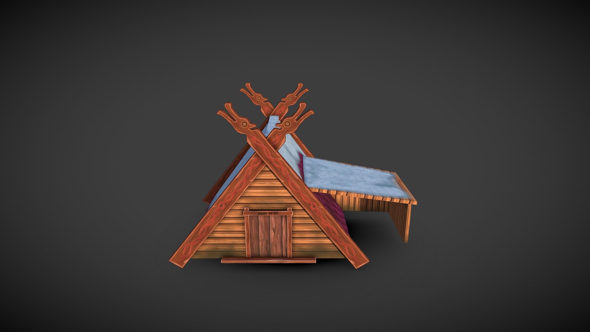VikingHut - 3D model by BrendanStakenburg [b27b61e] - Sketchfab