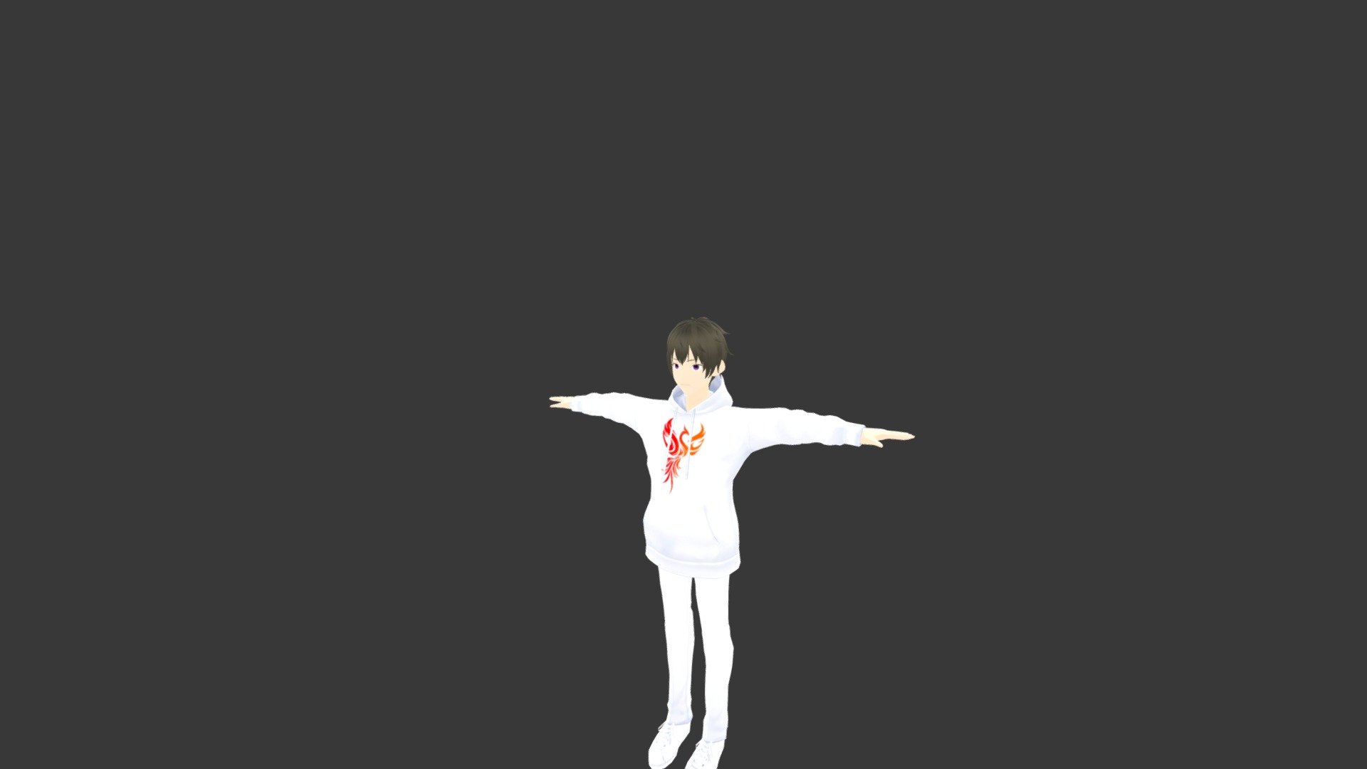Anime Boy Editable Texture Rigged (Now on Fab) - 3D model by AmbitiousB ...
