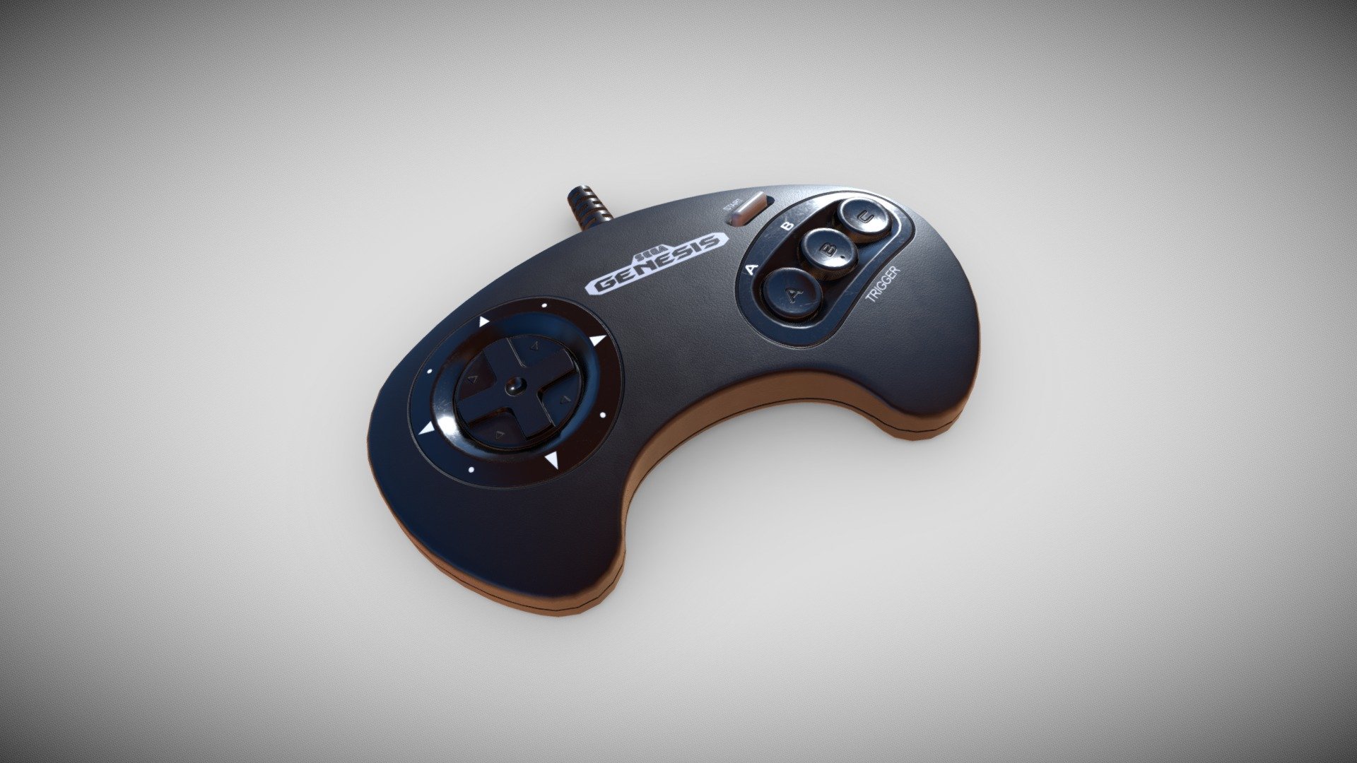 Game Ready Asset - Sega Controller - Buy Royalty Free 3D model by ...