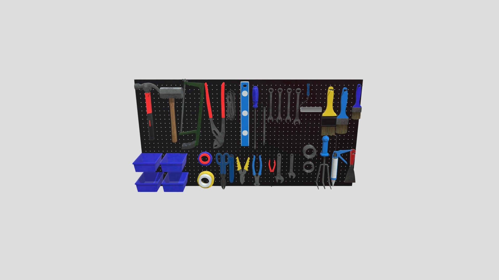garage equipment 27 AM222 Archmodel - Buy Royalty Free 3D model by ...
