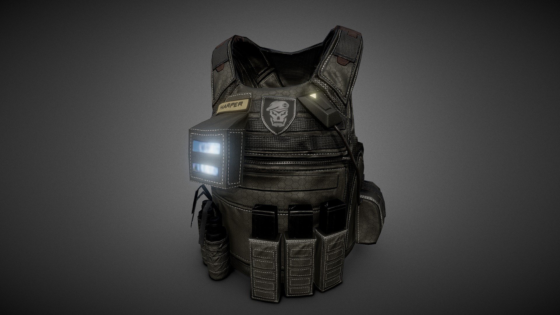 call of duaty bulletproof vest - 3D model by A Vinod Kumar (@vinod ...