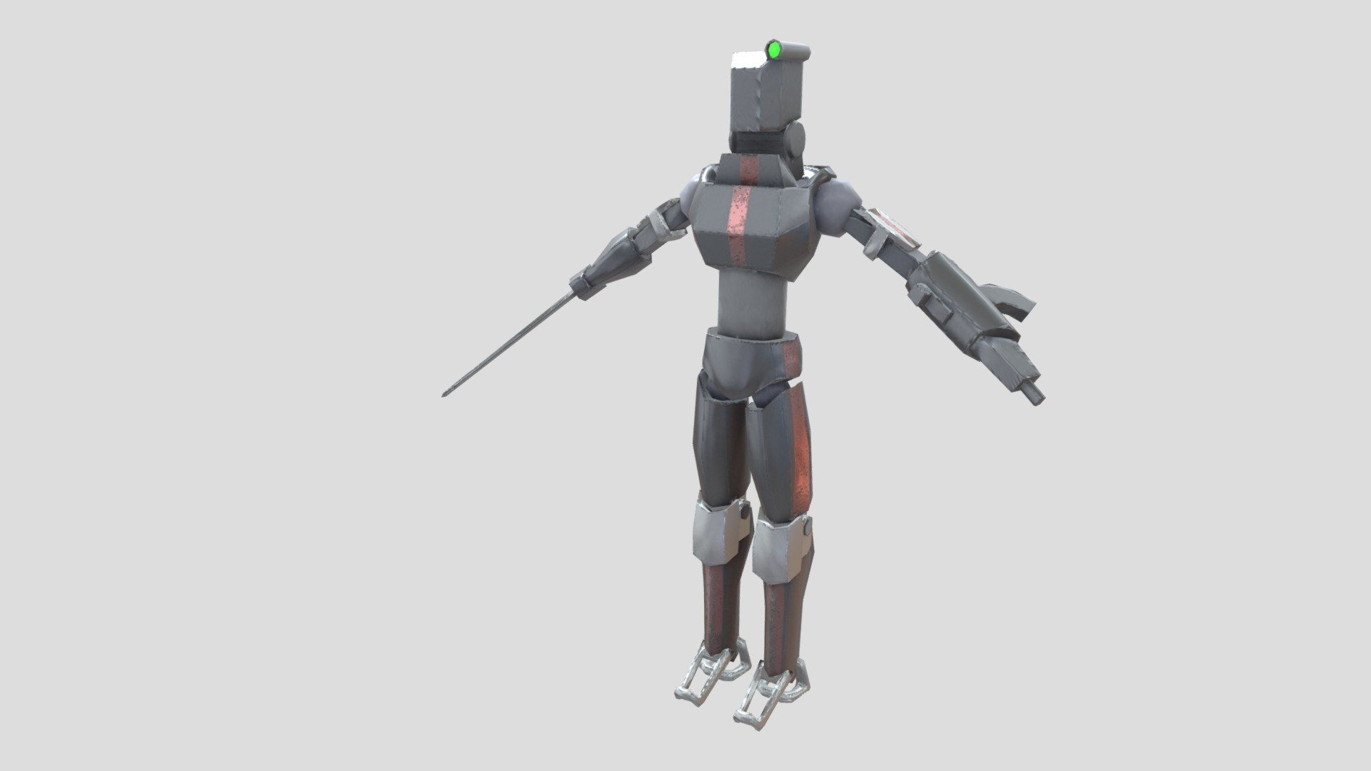 Robot Solder - 3D model by Bobbo (@mrsylphie) [b27fff4] - Sketchfab