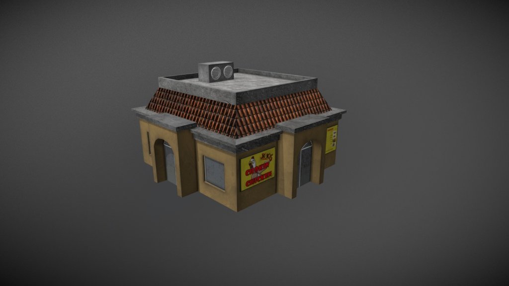 Fast Food Resturant - 3D model by betashenron [b2806fa] - Sketchfab