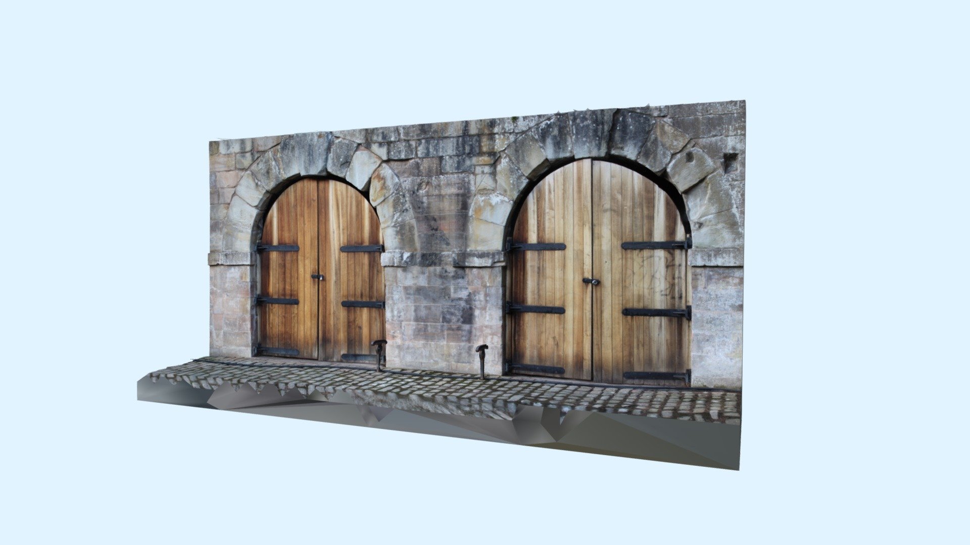 Severn Side Doors, Ironbridge - Download Free 3D model by Bob Currie ...