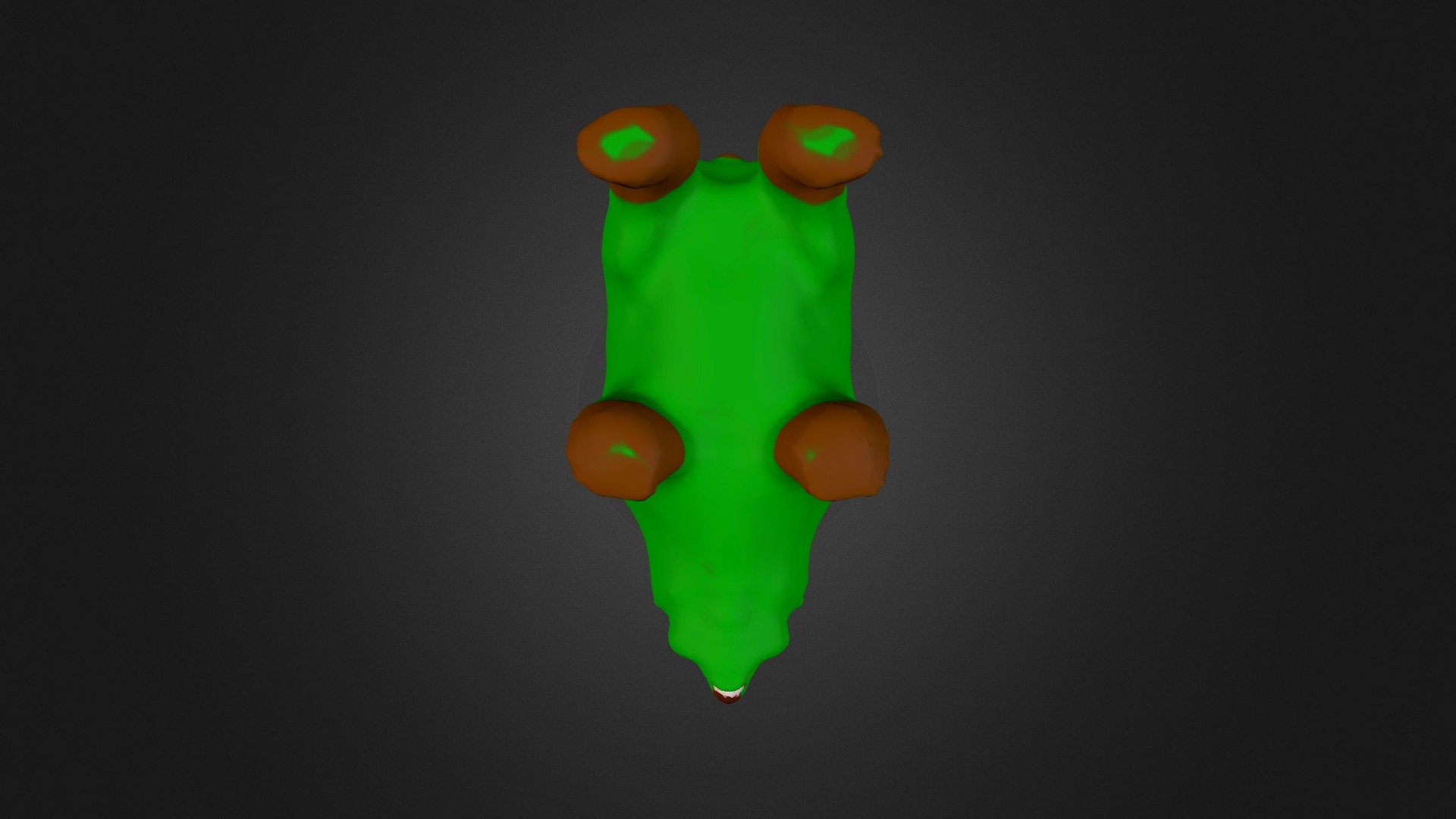 green bear - 3D model by leopoly [b281f75] - Sketchfab
