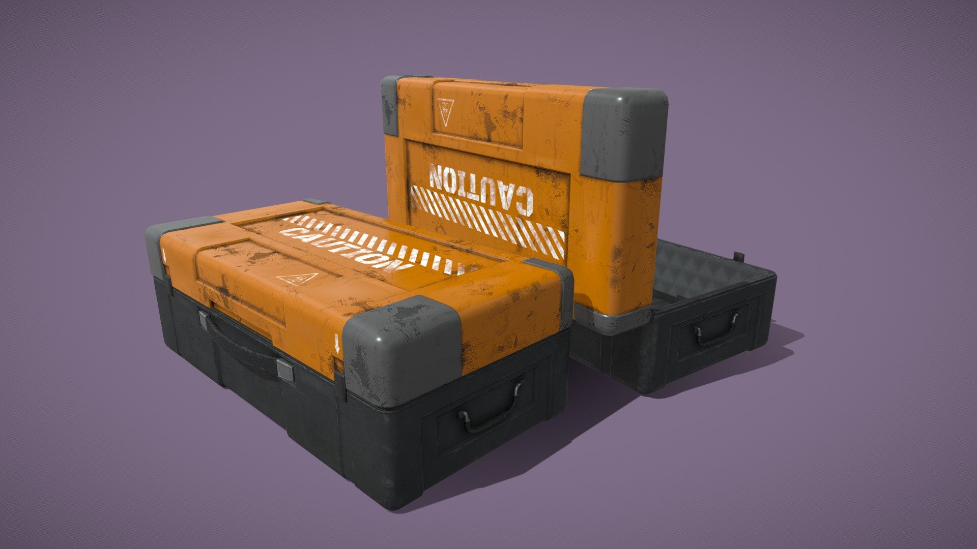 Metal Crate - Download Free 3D model by Darren McNerney 3D ...