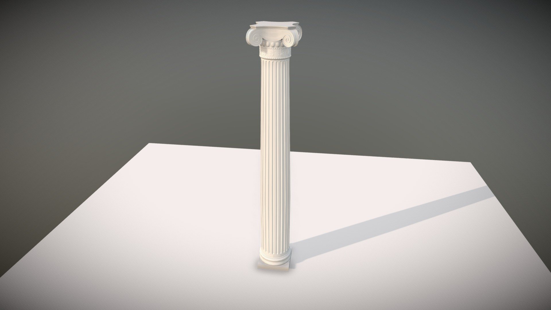 The Parthenon in 3D | Ionic Order Column - 3D model by iPedia [b2840e0 ...