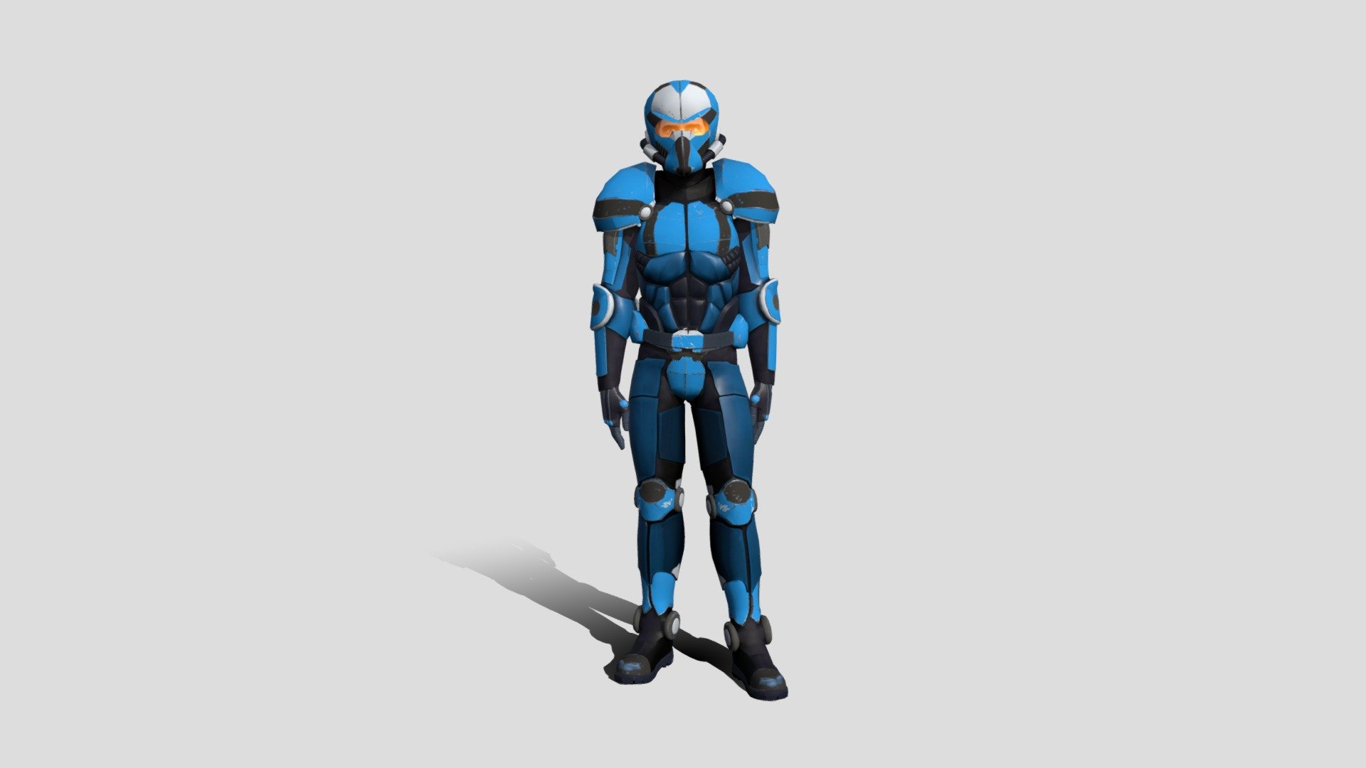 Male LCA Low Blue Animation - 3D model by Los Bionicos Animation Studio ...
