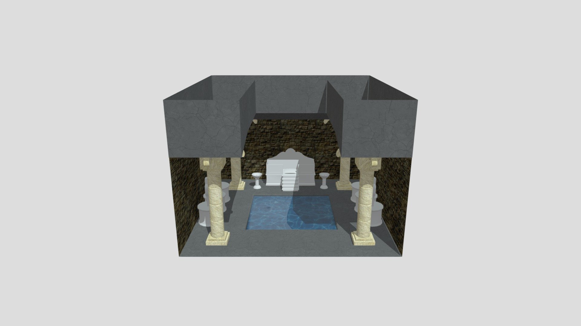 Temple (basic textures) - 3D model by Robert_JD [b284e03] - Sketchfab