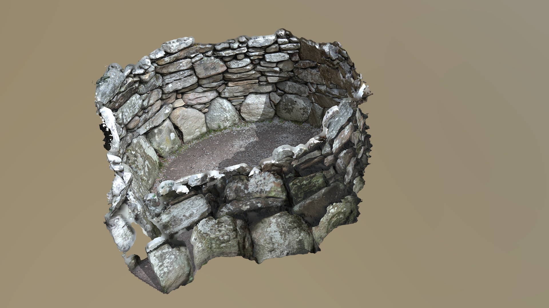 Clava NE Cairn interior - 3D model by ARThompson [b2871ad] - Sketchfab