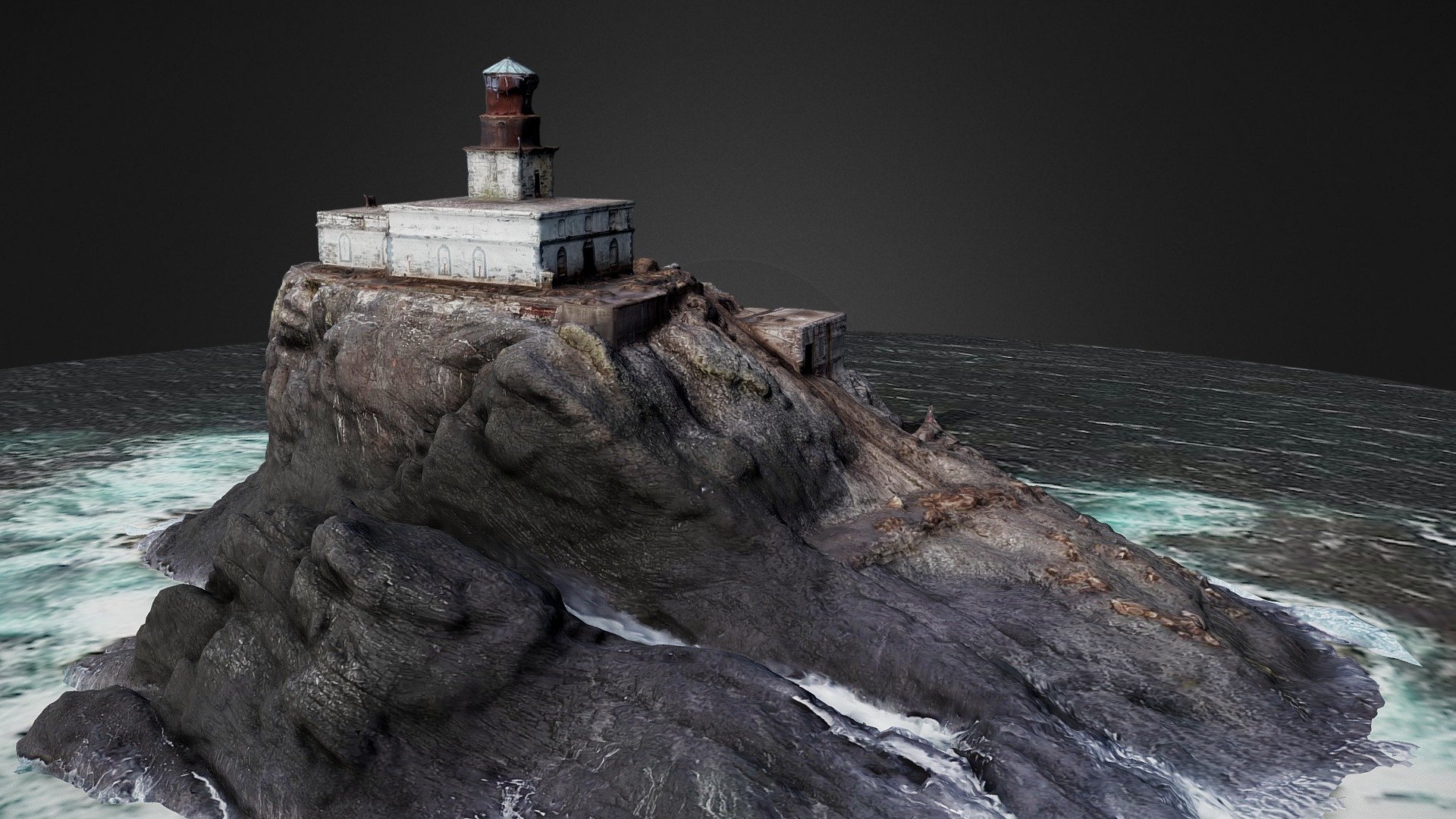 Tillamook Rock Lighthouse - Download Free 3D model by PGSimulation ...