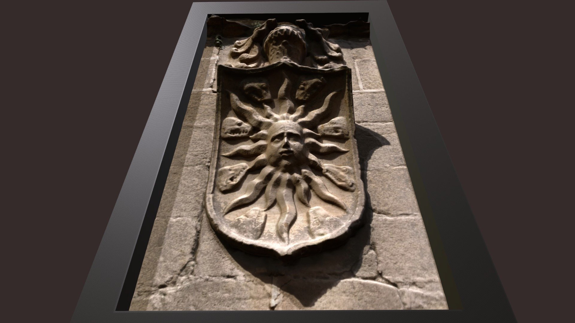 Escudo Sol Cáceres - 3D model by chuty21 [b288696] - Sketchfab