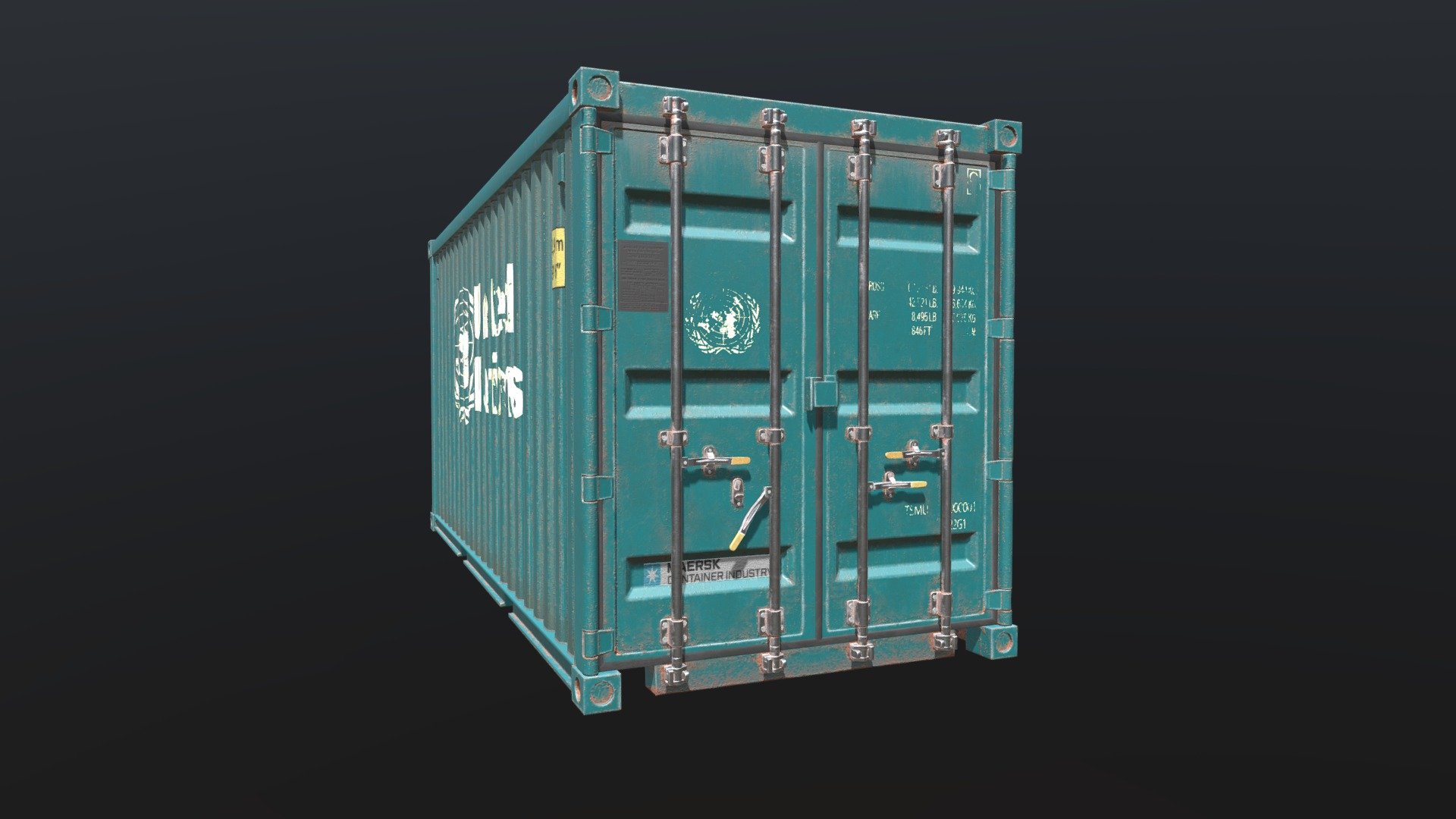 Container - 3D model by halilov [b289429] - Sketchfab