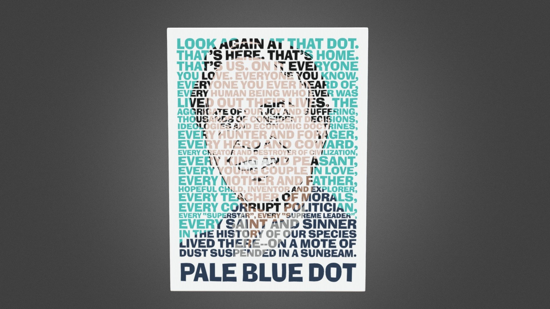 POSTOBOY 18x24 STD Blue Dot - Download Free 3D model by POSTOBOY ...