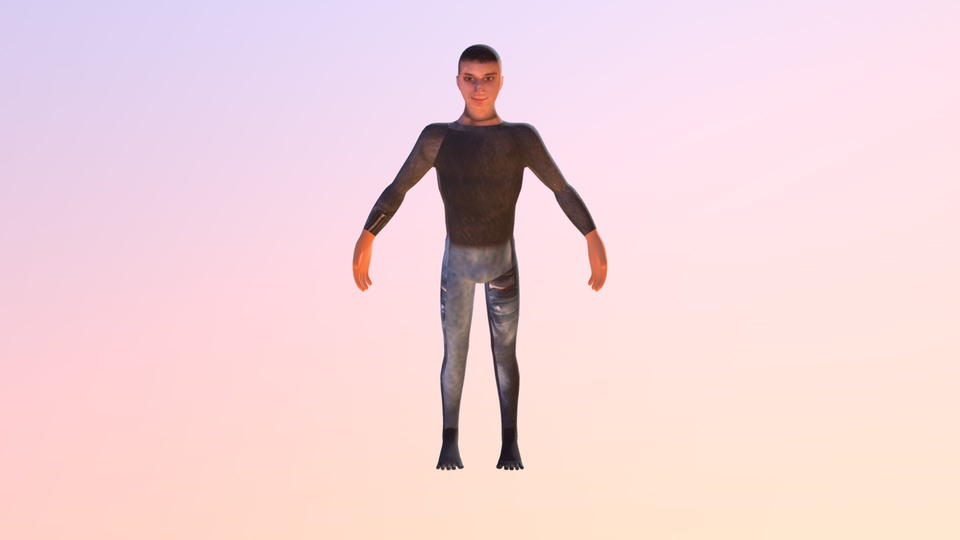 Game Character - 3D model by Navit [b28bc68] - Sketchfab