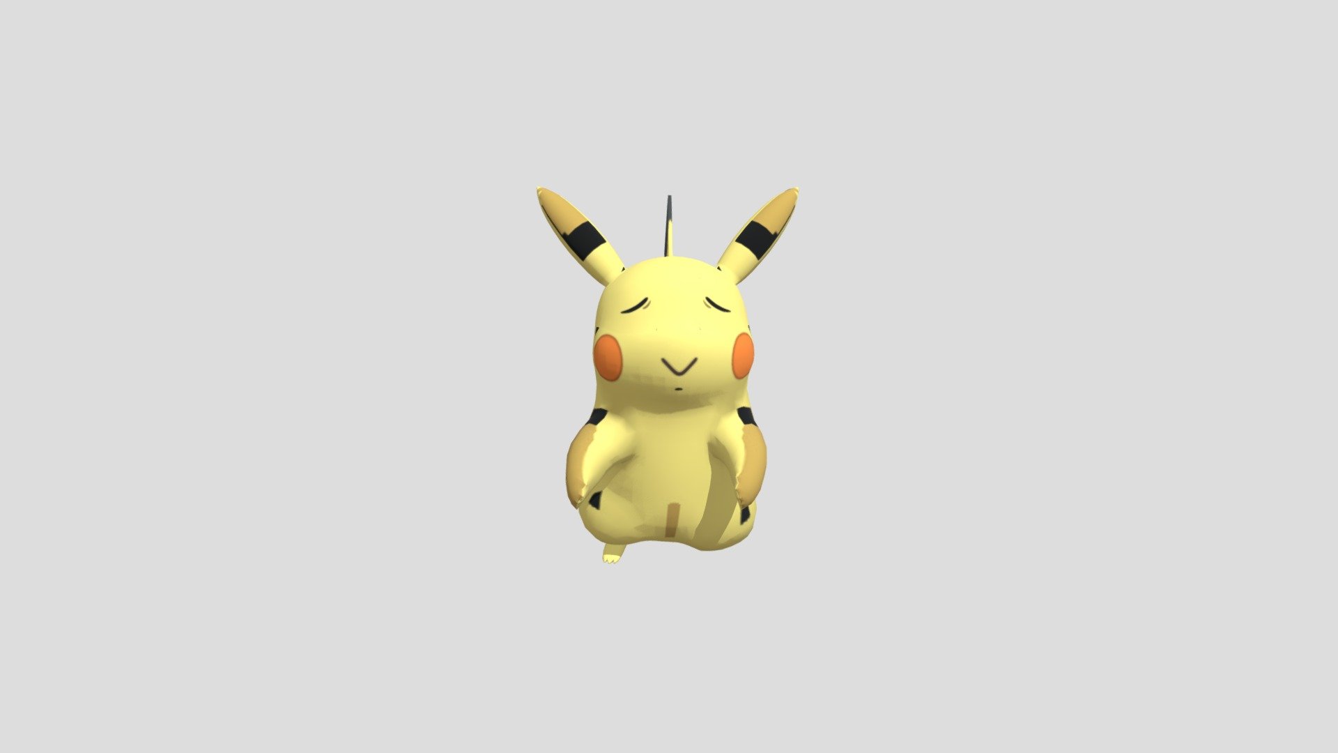 Pikachu - 3D model by ManuyAdri [b28c13e] - Sketchfab