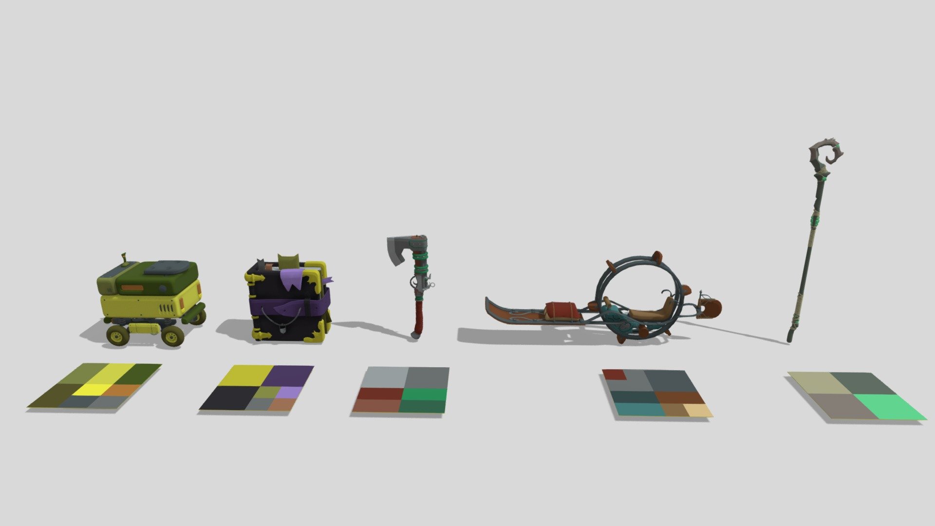 Color draft [HW: Painting] - Download Free 3D model by TAIDJU (@pror0ki ...