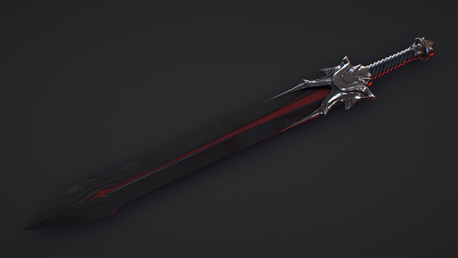 Curse of Wallachia - Vampiric Sword - Buy Royalty Free 3D model by ...