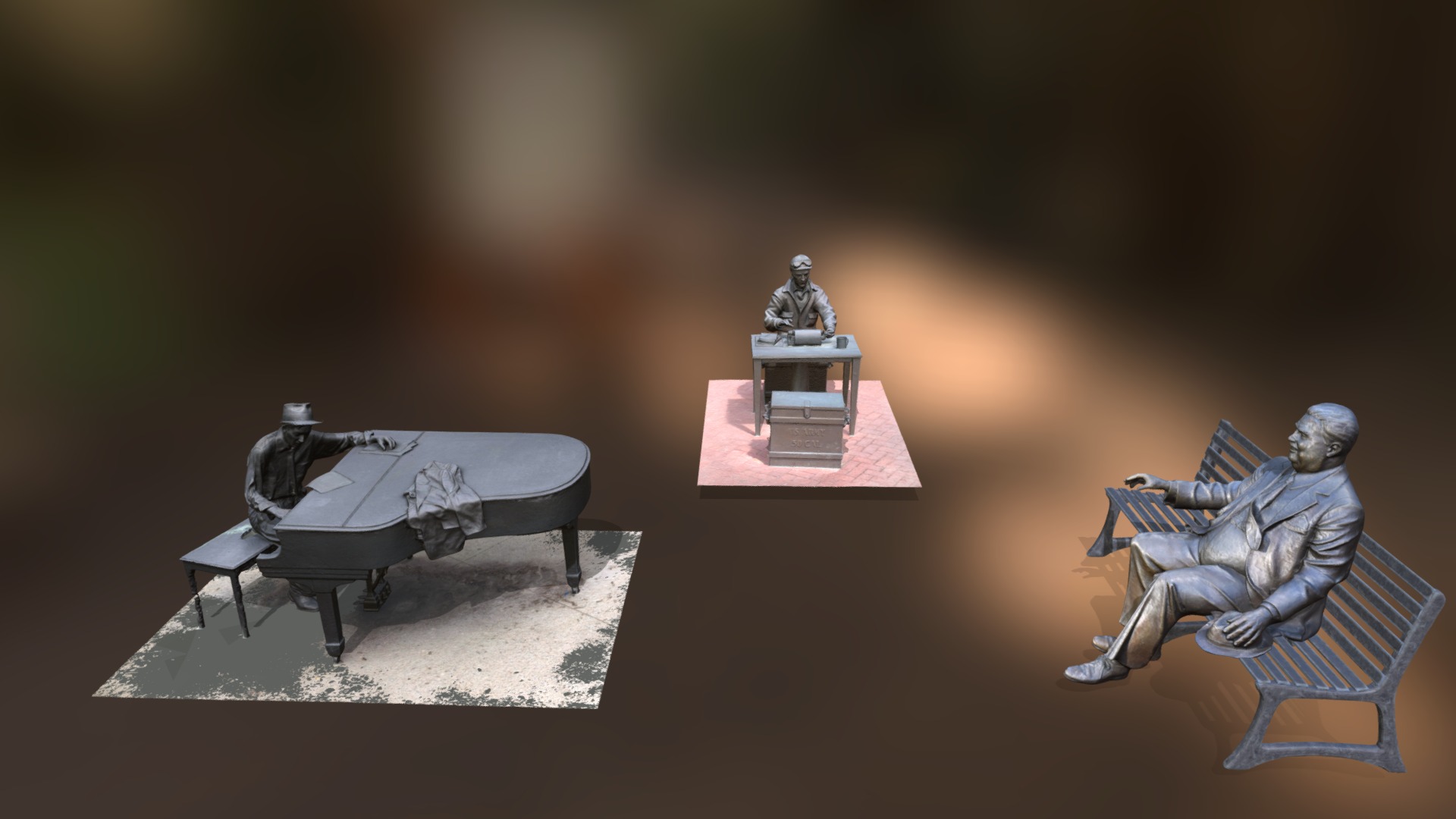 IU Statue Group - Download Free 3D model by IU3D [b2923a4] - Sketchfab