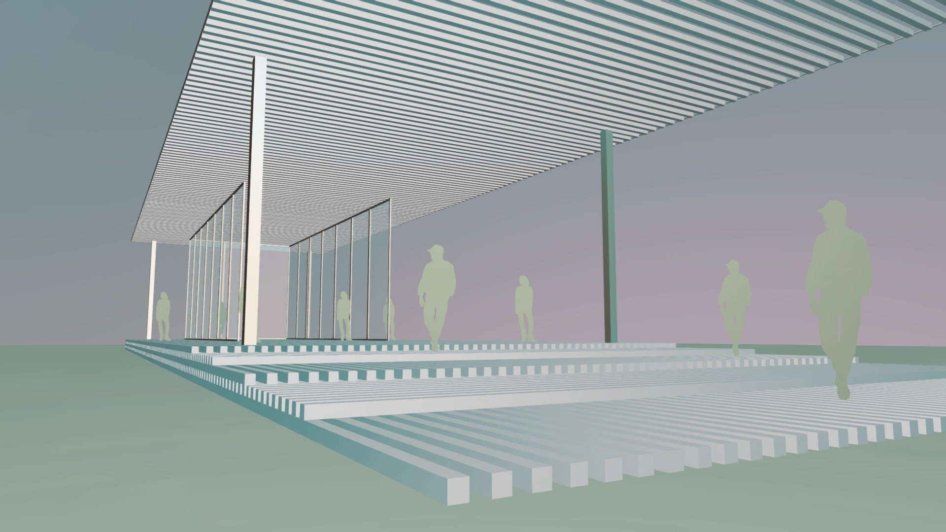 Lattice Pavilion - 3D model by CCFraminan [b2923c6] - Sketchfab