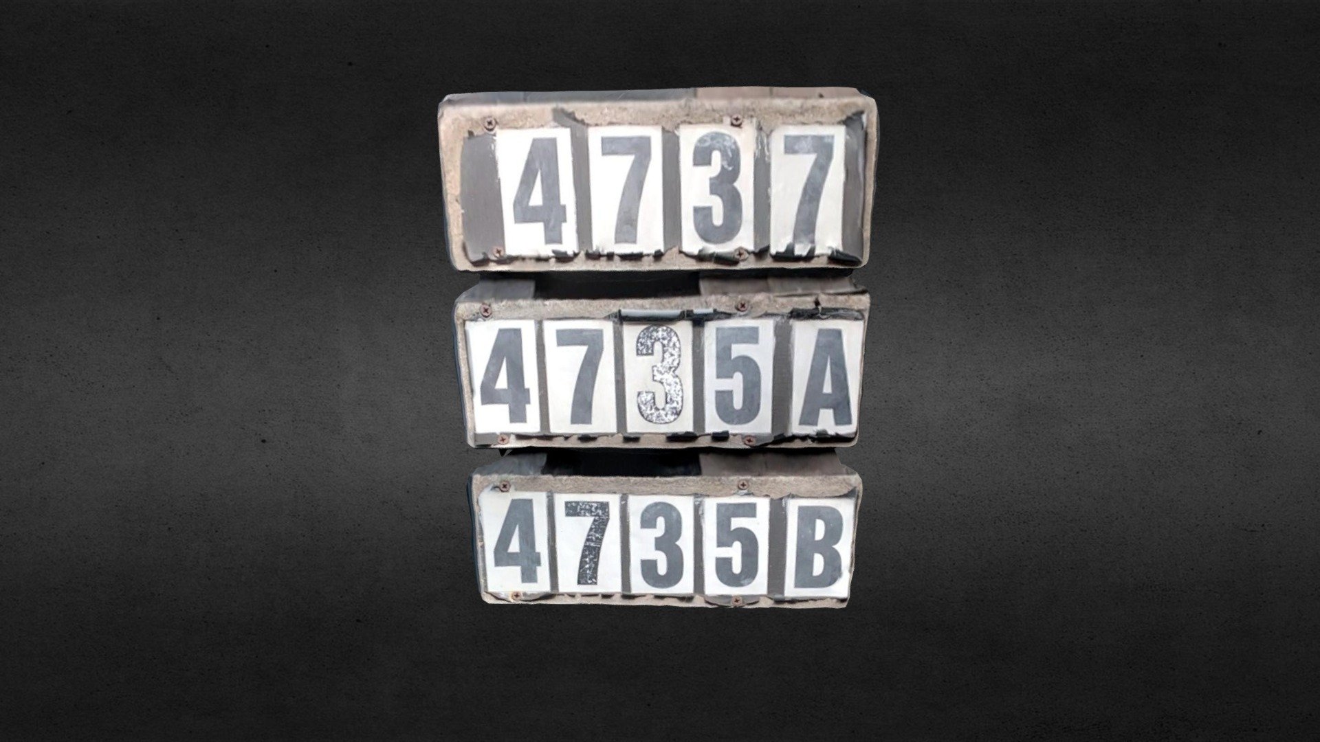 Door Numbers Lachine - 3D model by Hydrand Photogrammetry (@picxels ...