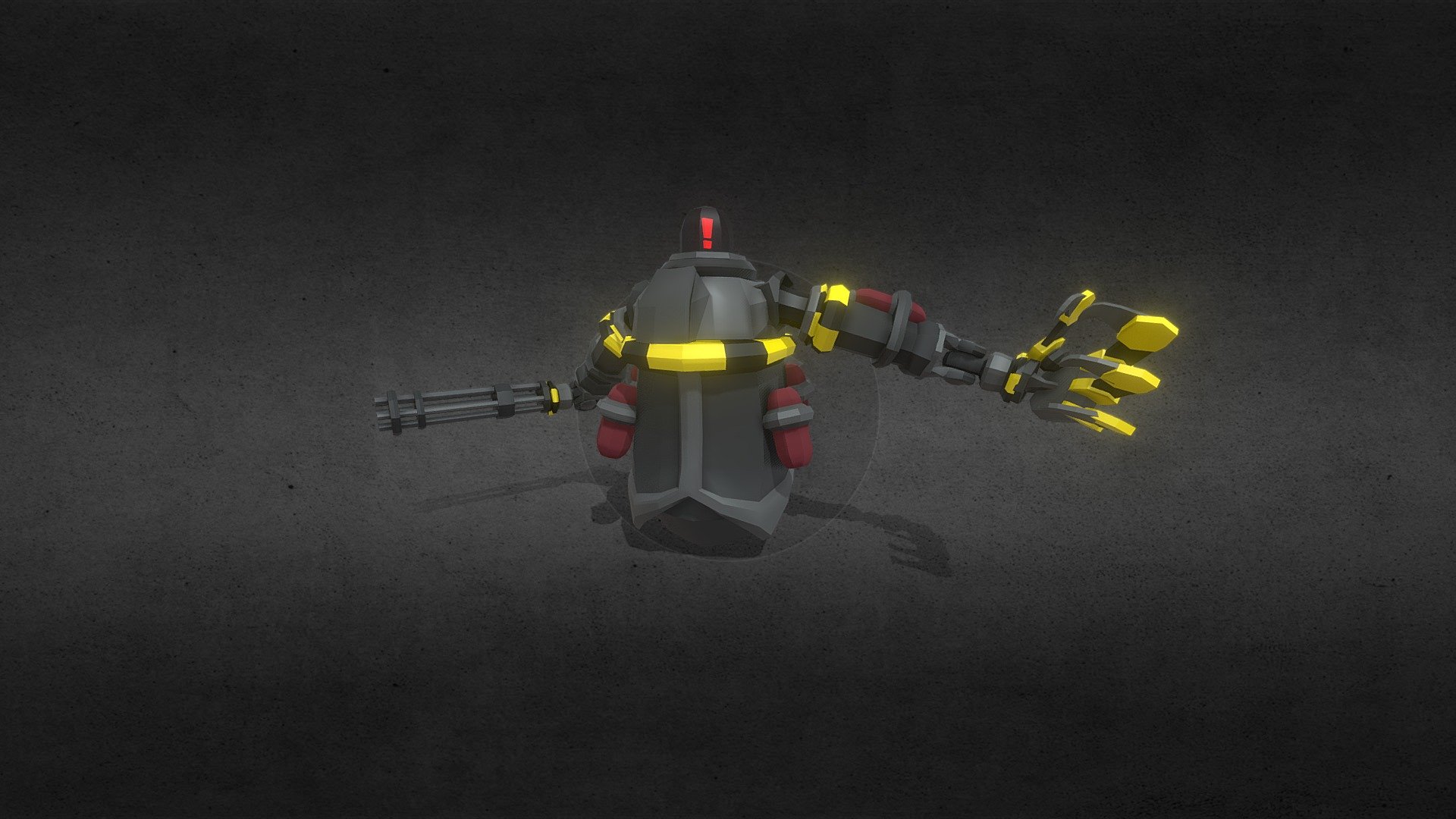 Robot Guard - 3D model by NECROMON [b29457c] - Sketchfab