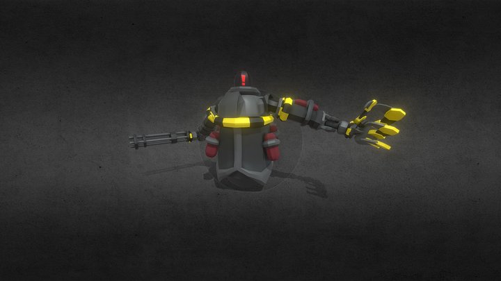 Minigun 3D models - Sketchfab