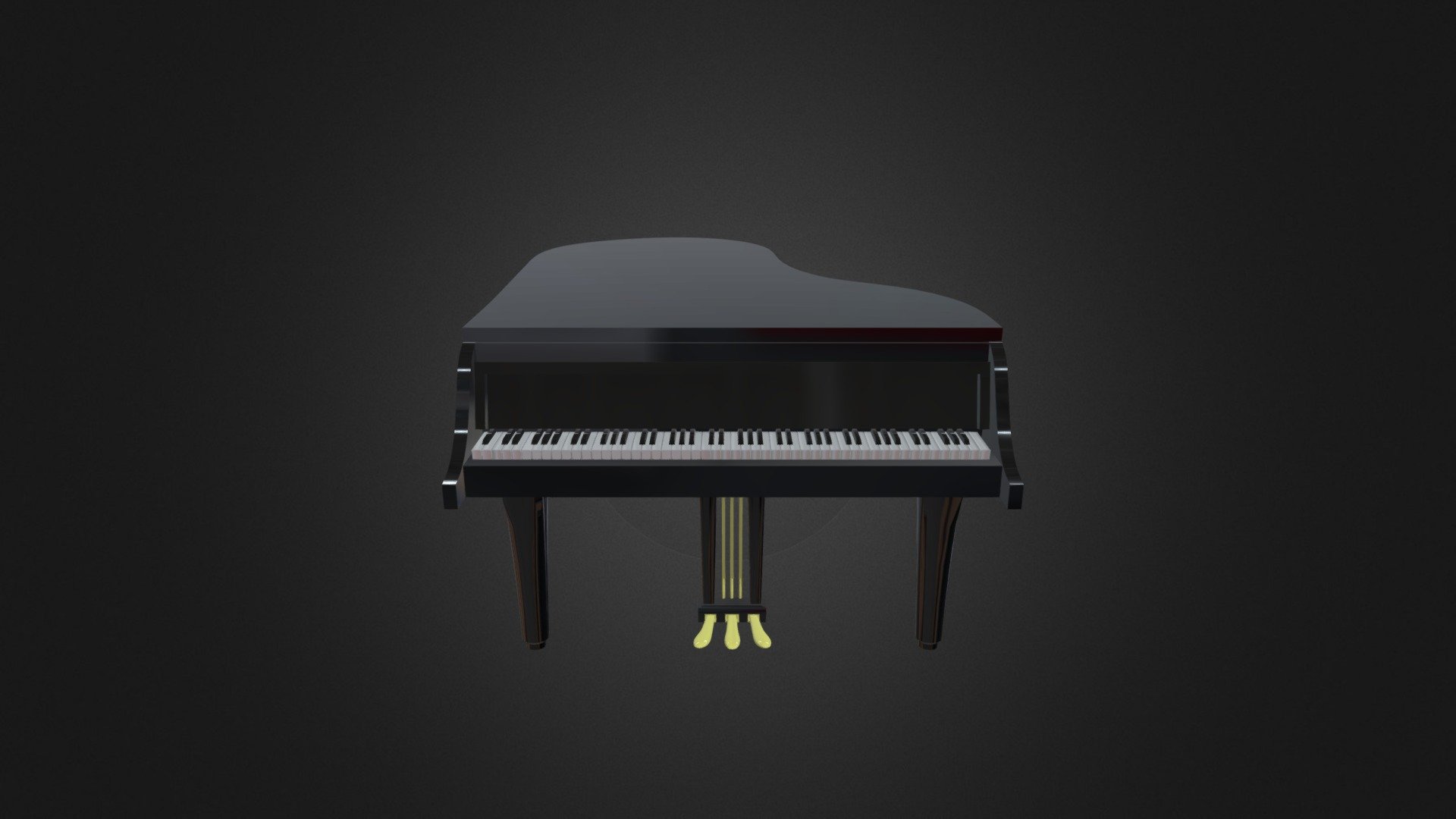 piano - 3D model by hollet [b2951f3] - Sketchfab