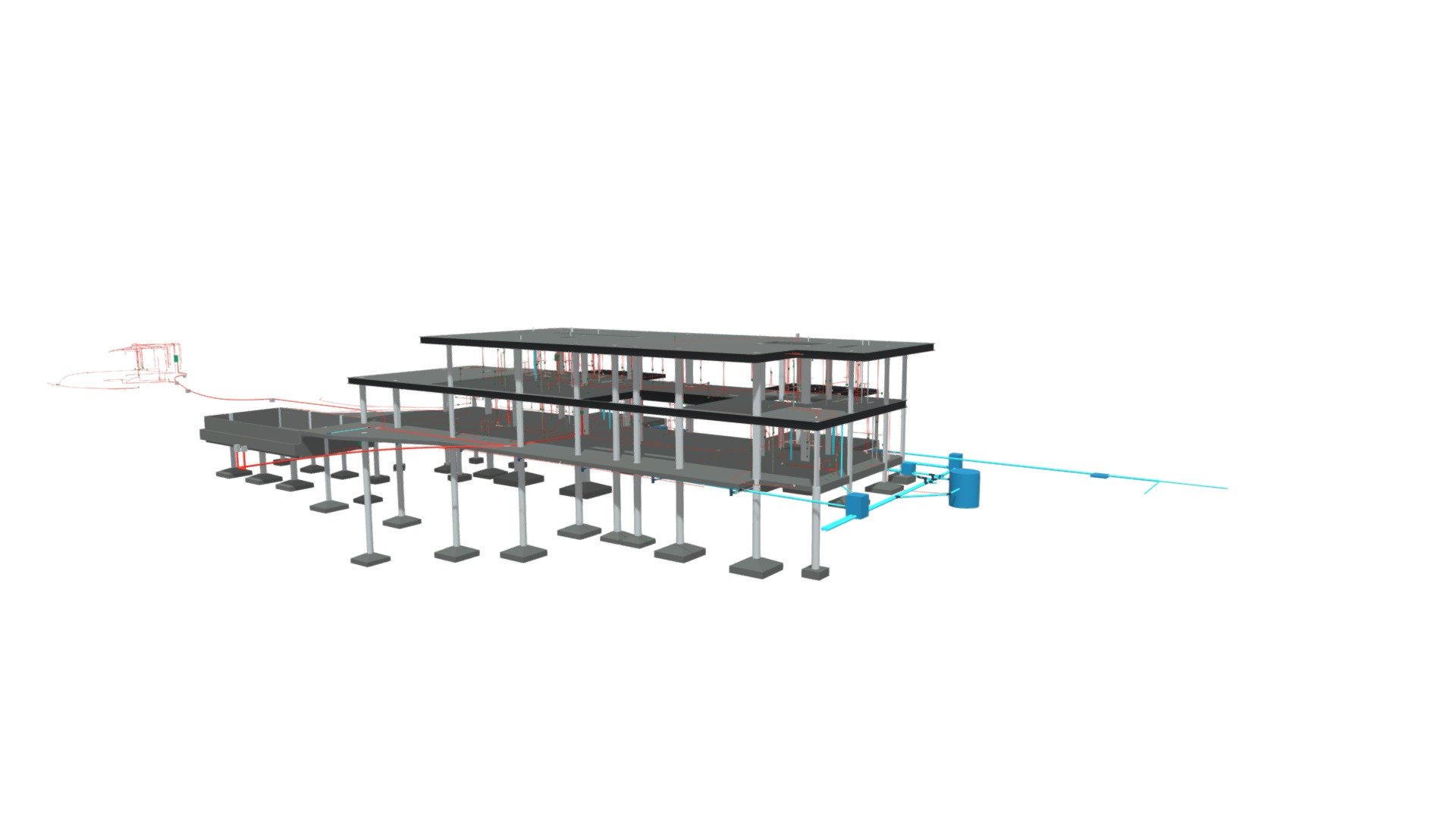 Estrutura 3D - EST+HID+ELE_REV00 - 3D model by MASP Projetos ...