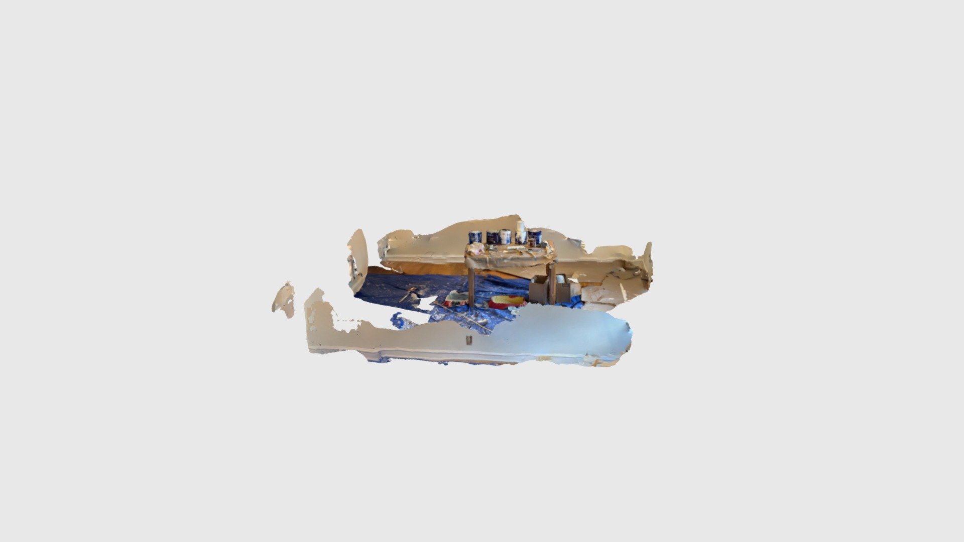 Paint table - Download Free 3D model by NativeTongue [b297148] - Sketchfab