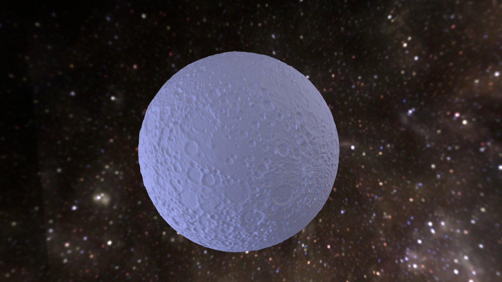 Moon hollow & hole 3mm - 3D model by kaaa [b297ee5] - Sketchfab