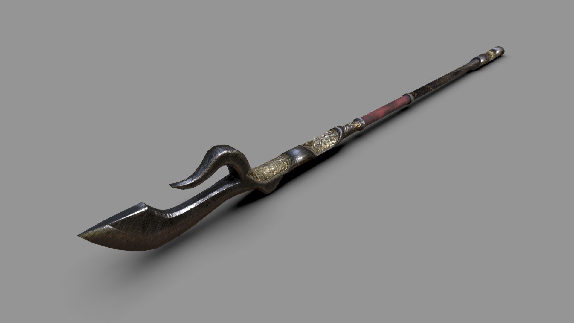 Glaive - 3D model by Kadyrov_Rifat [b297f47] - Sketchfab