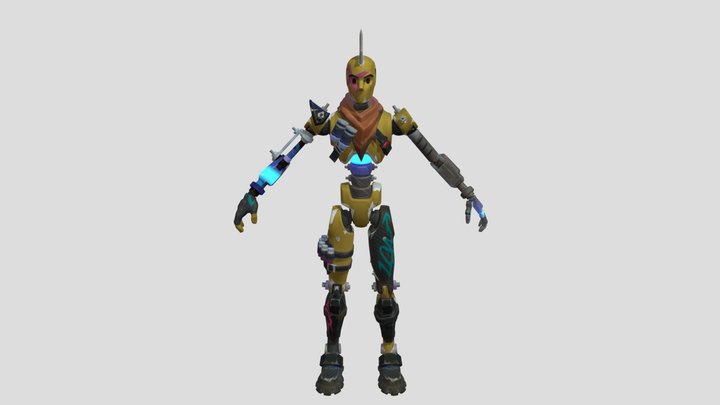 Fortnite-skin 3D models - Sketchfab