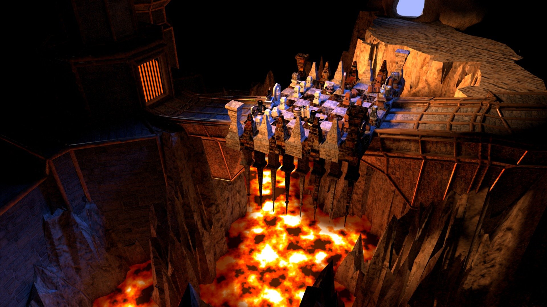 Cavern Chess Dwarven Scene - Download Free 3D model by Dawnstar ...