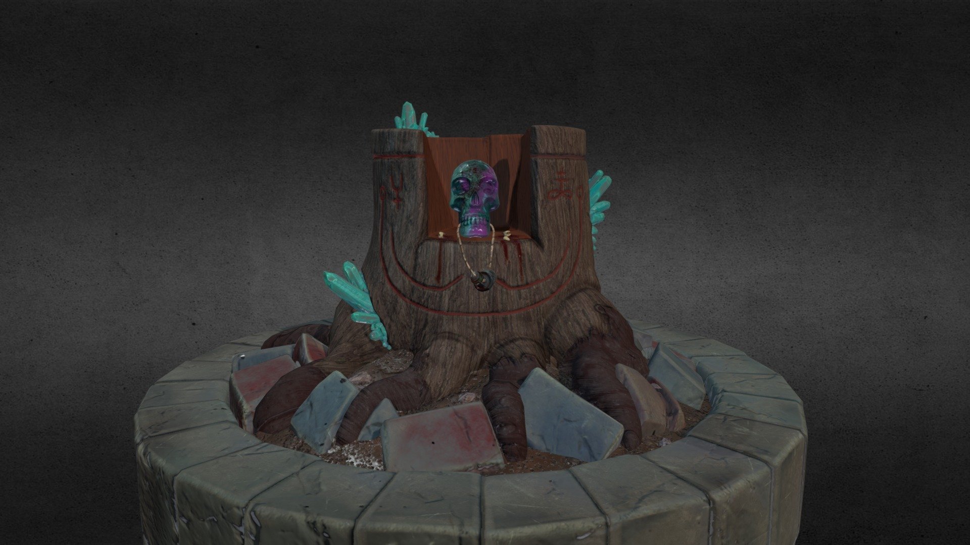 The Savage Altar- Dark Souls fanart - 3D model by Aaron Lutes ...