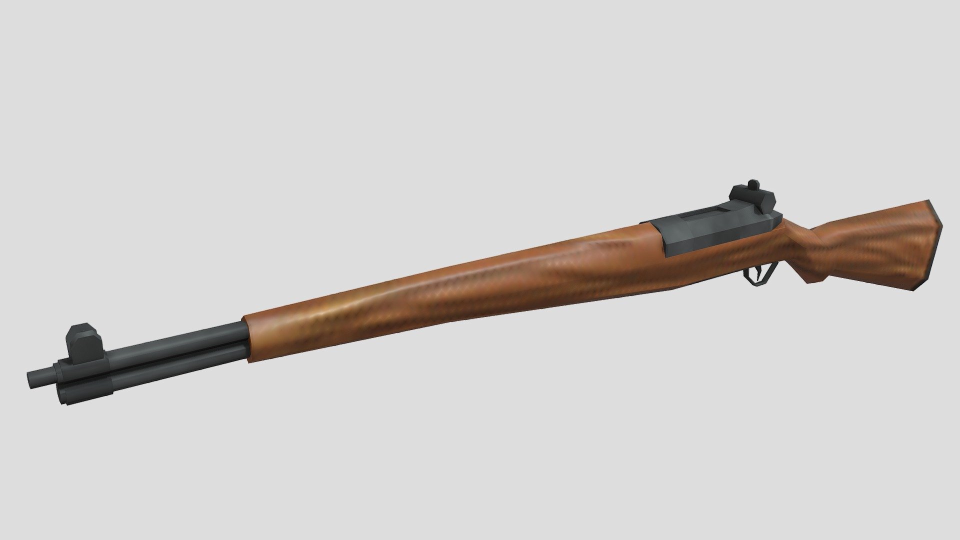 Low Poly M1 Garand - Download Free 3D model by Arkkronn Adeptus (@Arkkronn) [b29e3b4] - Sketchfab