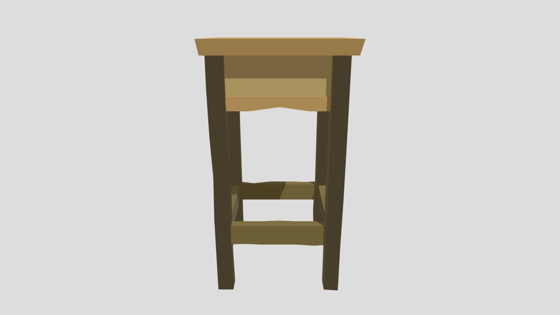 LowPoly Medieval Bar Stool - Download Free 3D model by Luscsus [b29f7e2 ...