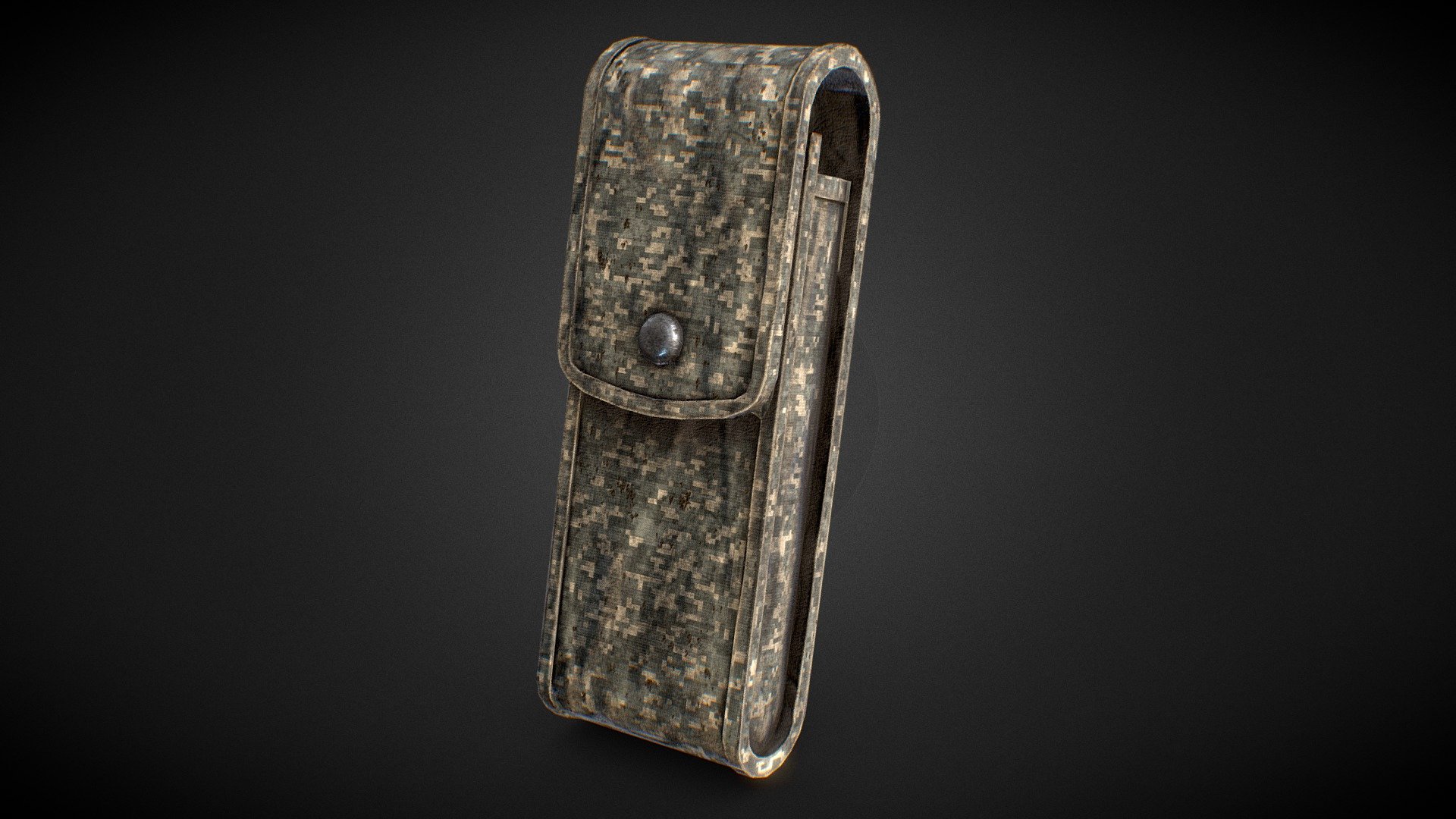 Molle Ammo Pouch - UCP Urban Cammo - Download Free 3D model by GameDev ...