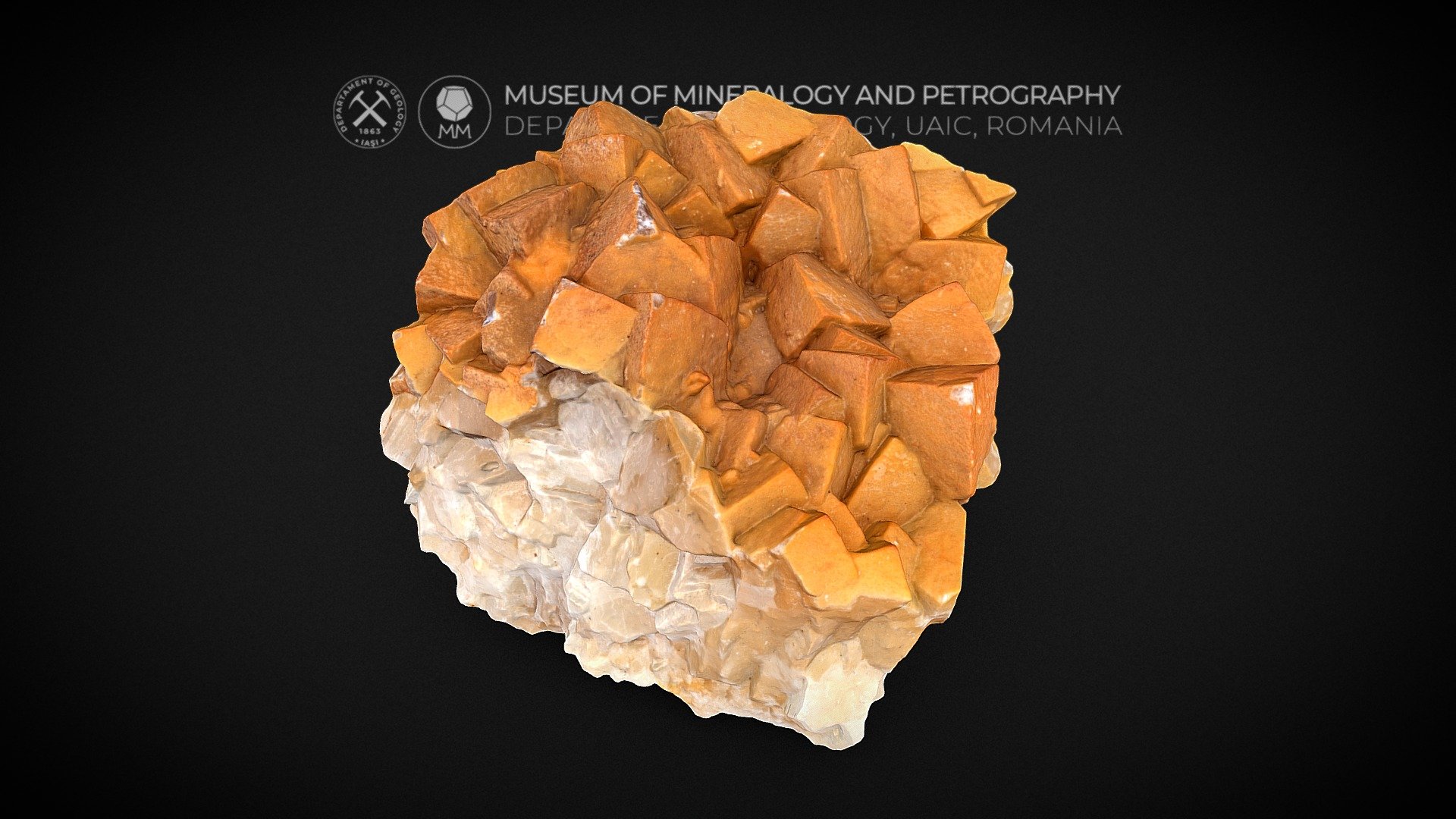 Cluster of Calcite crystals - 3D model by Museum of Mineralogy and ...