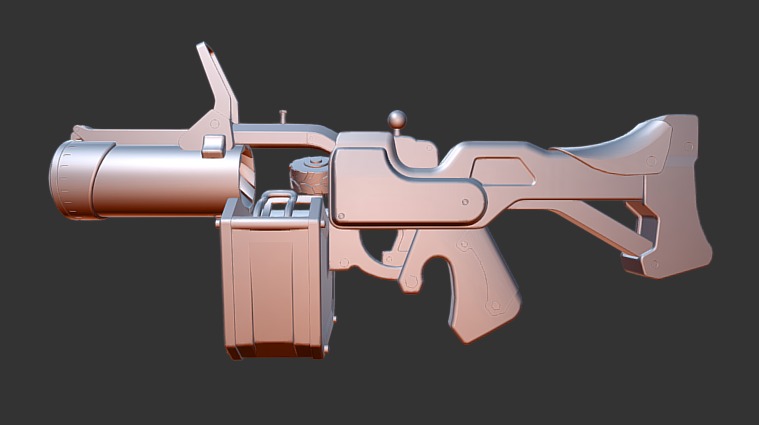Launcher Junkrat Overwatch (3d print ready) - 3D model by Urban_man ...
