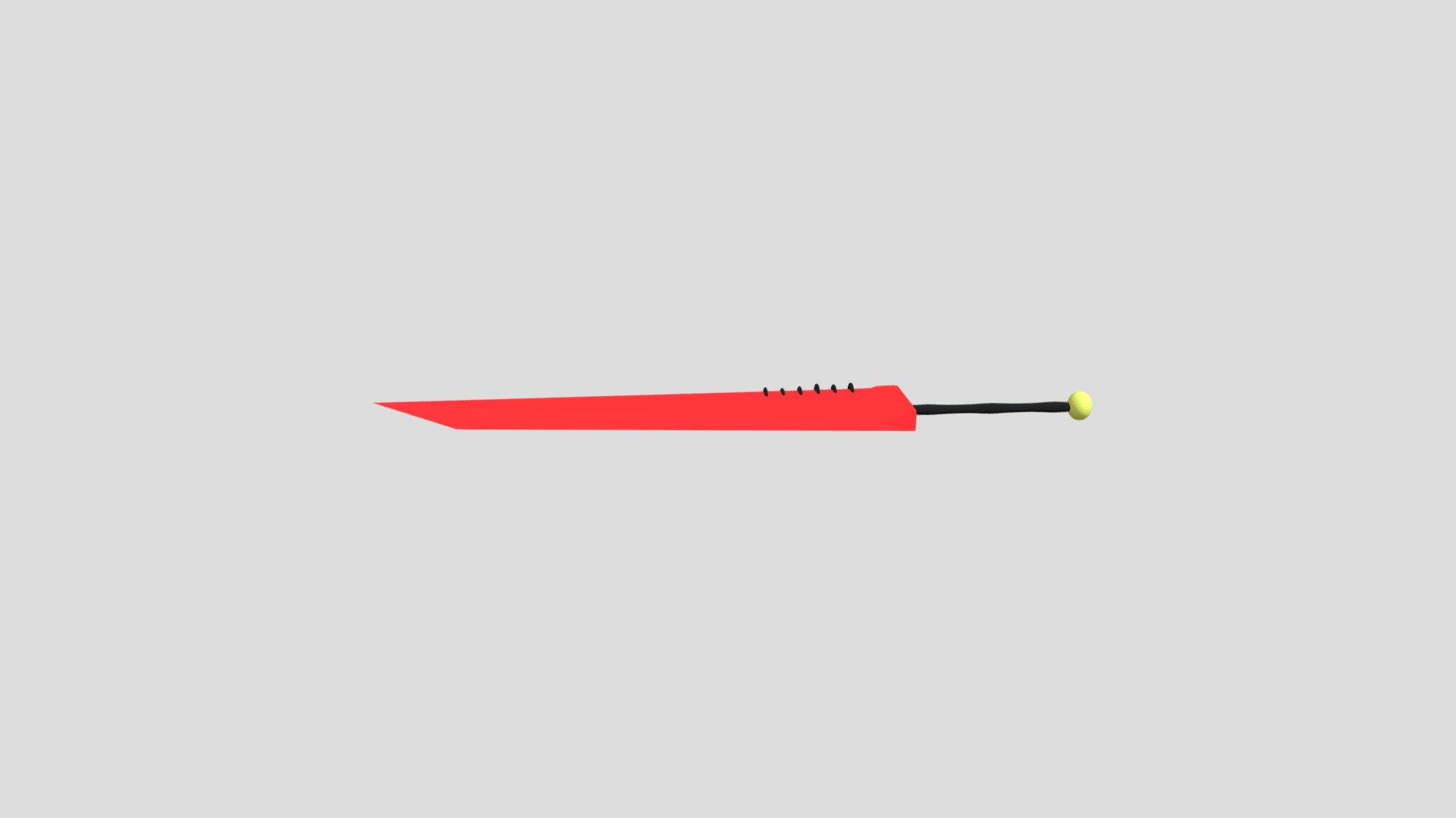 Big Red Sword - 3D model by Zergamerninja123 [b2a4caf] - Sketchfab